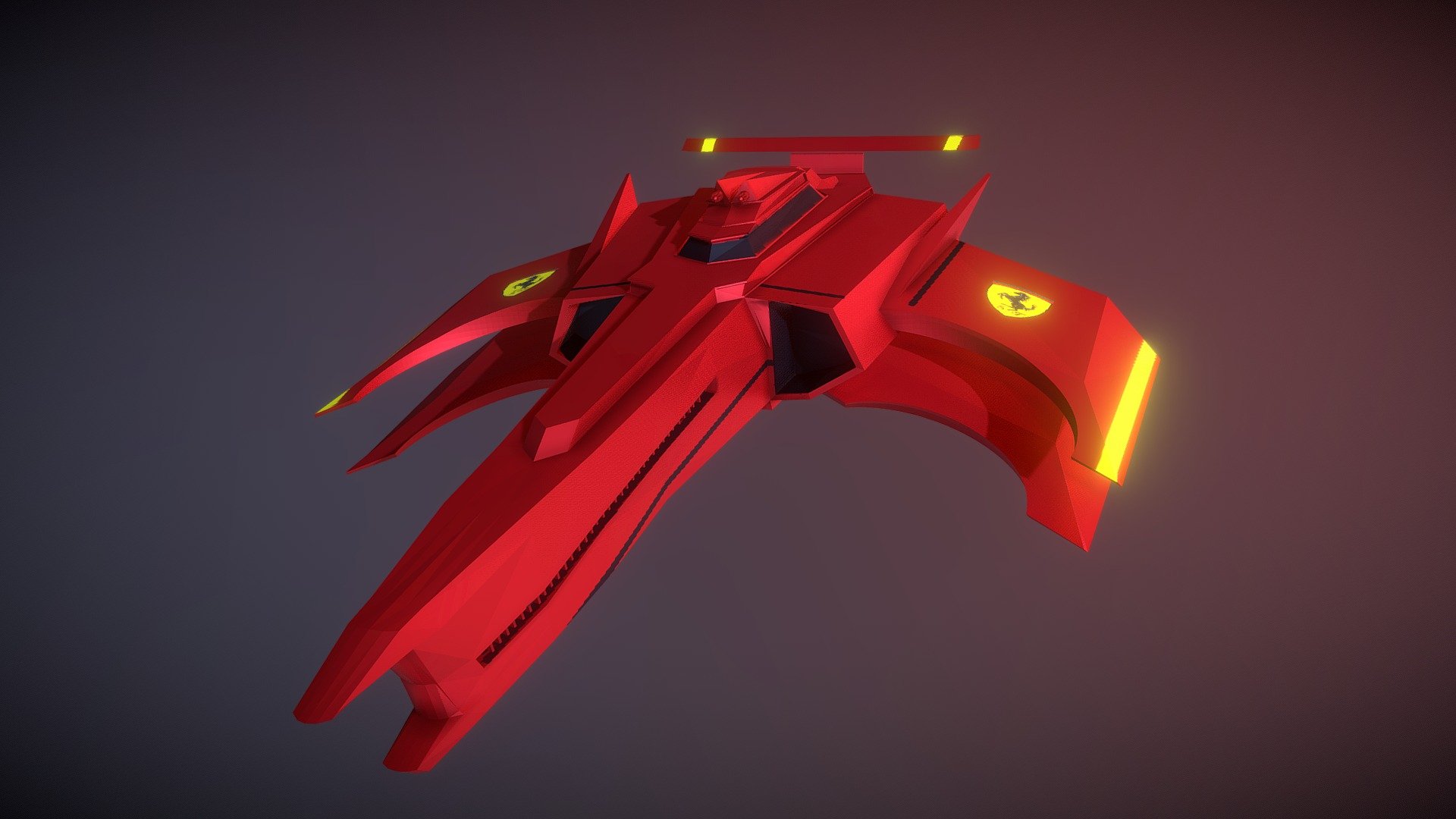 Ferrari Hover Car by Muntahin Rahman Mechanical - 3D model by Nirjon ...