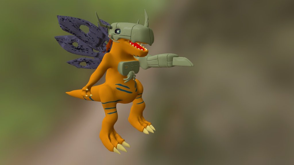 Metalgreymon - 3D model by martin.sorensen [f128b68] - Sketchfab