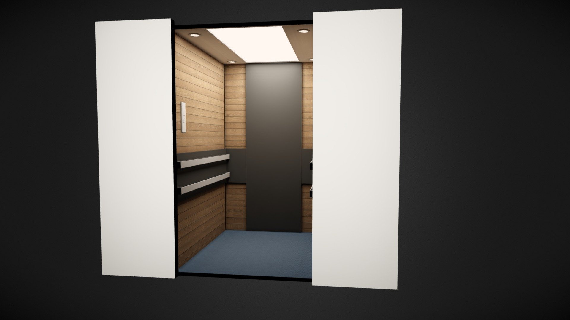 Elevator Baked Low Poly \ AR VR Animated - Buy Royalty Free 3D model by Samad.Ahmed [f1290e5 ...