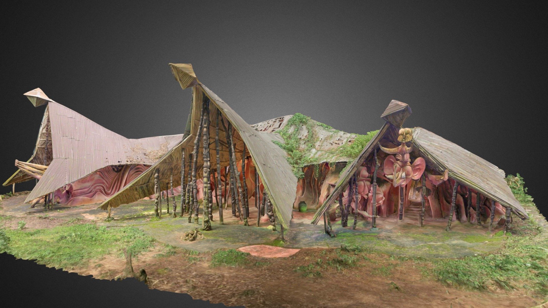 Ilédi Ontòtòo, Osun-Osogbo Sacred Grove, Nigeria - 3D model by CyArk ...