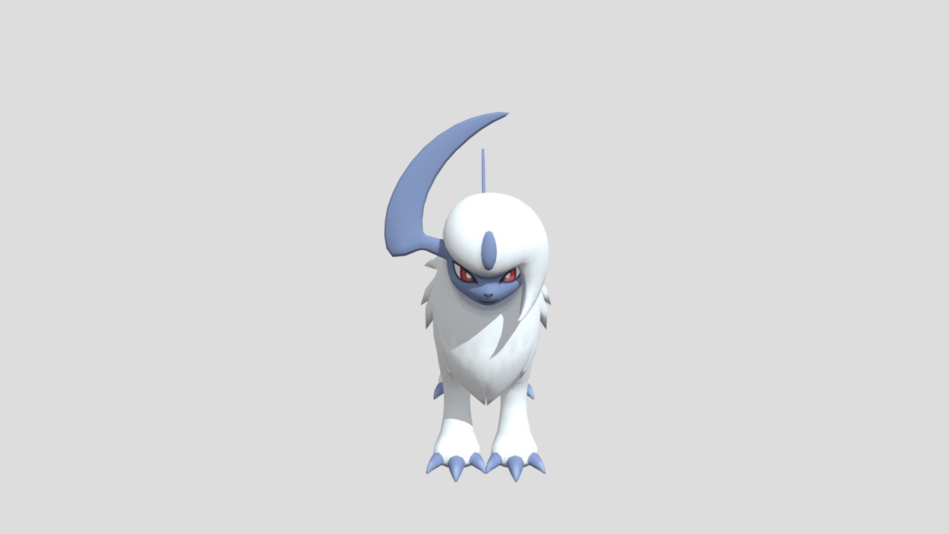 Absol - Download Free 3D model by 31schrci [f12e7f5] - Sketchfab