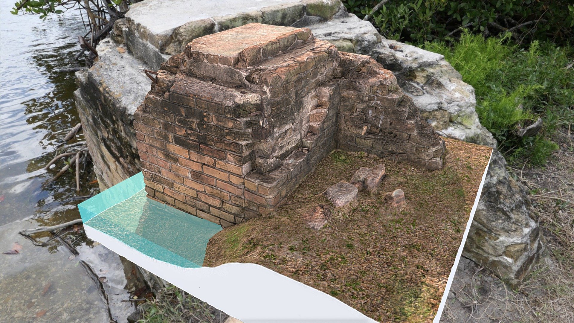 Structural Remnants at Watson Place - 3D model by University of South ...