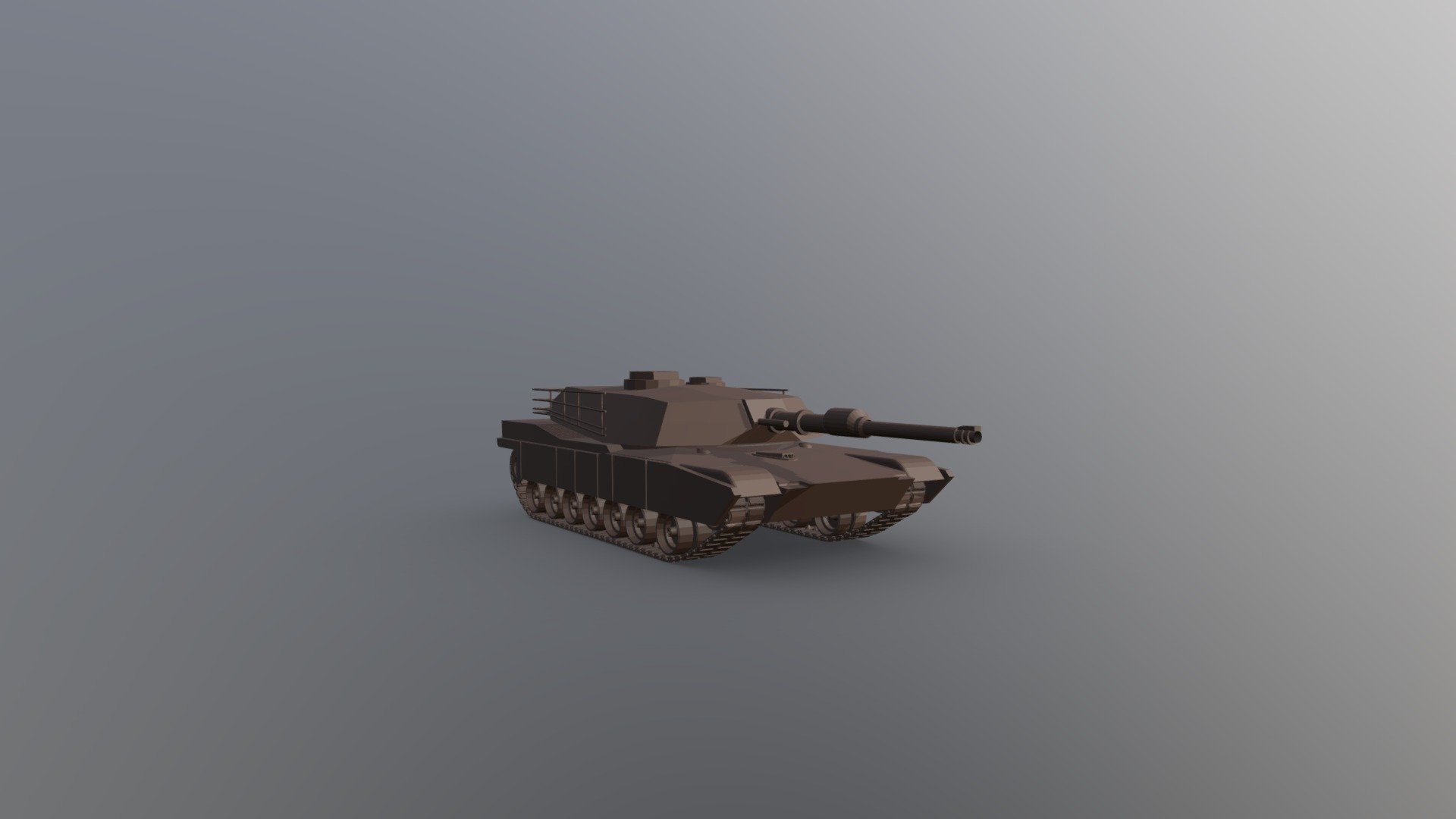 M1 Abrams Tank (MBT), no rigging, no texture - Download Free 3D model ...