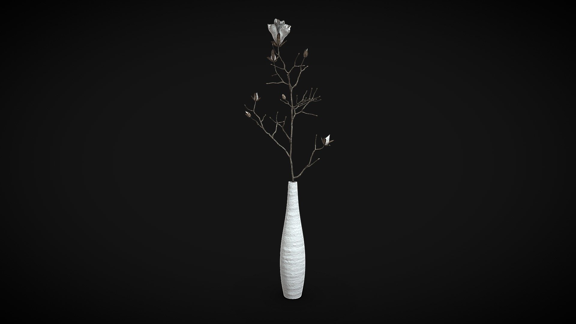 Dry Flowers In Vase II - Buy Royalty Free 3D model by Fusemesh [f1306f6 ...