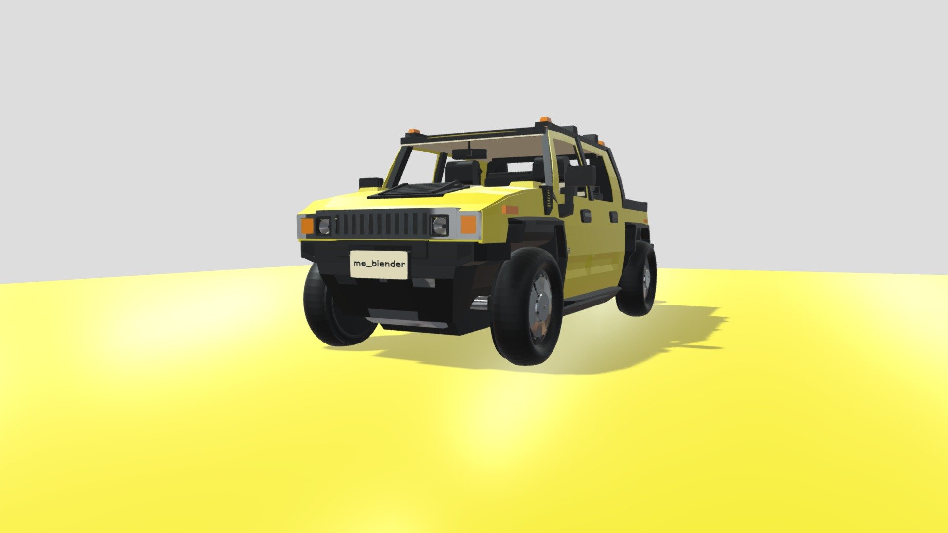 Hummer H2(Exterior + Interior) - 3D model by me_blender [f131d4b ...