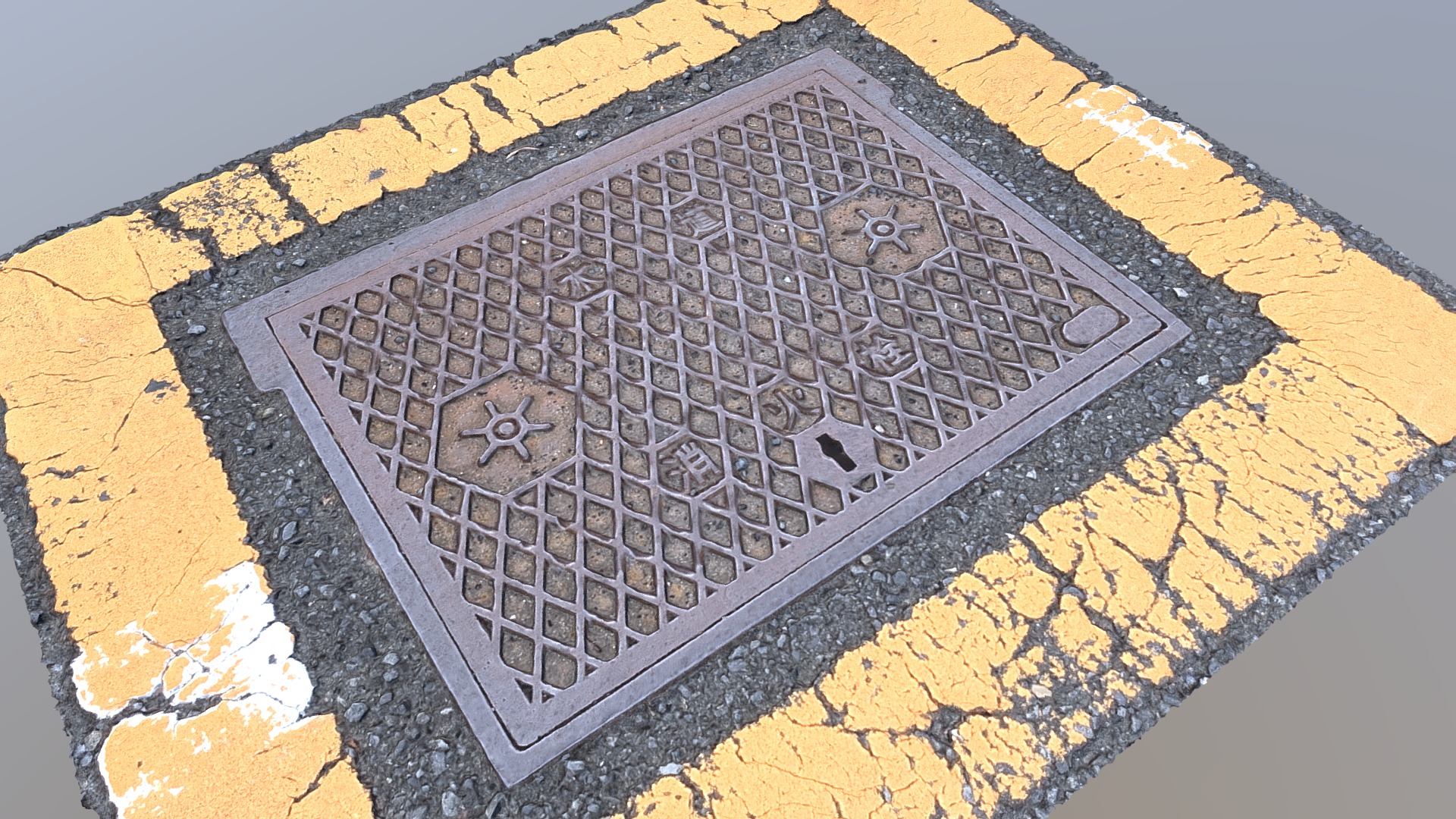 Manhole (Adachi, fire hydrant) - 3D model by yuma.jp (@YYouzhen ...