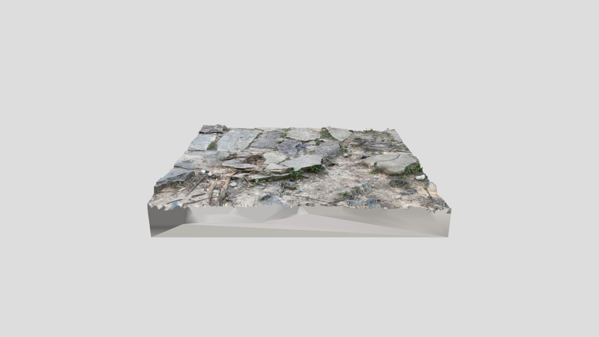 Stone path - 3D model by Majzim [f132459] - Sketchfab