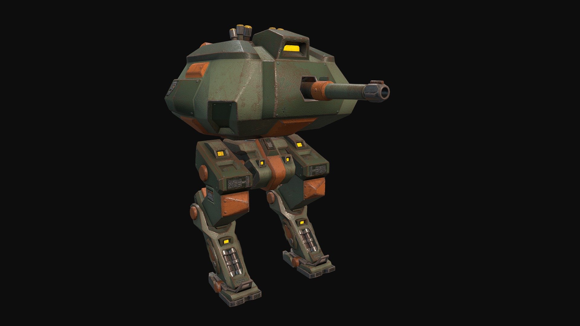 Mech Mini-Boss - 3D model by KaylaMiller191 (@KaylaMiler191) [f134549 ...