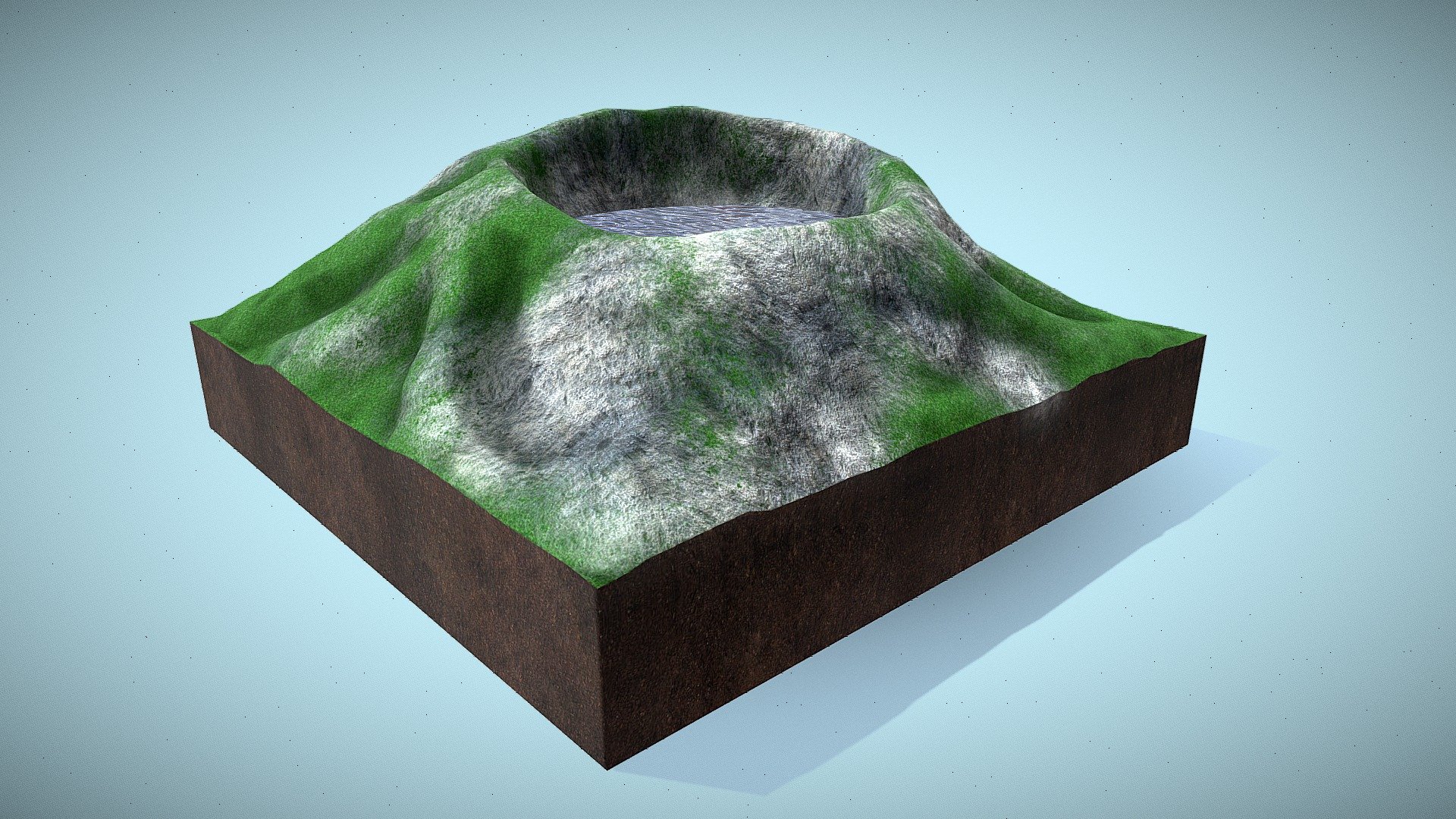 Volcanic Lake - Buy Royalty Free 3D model by arloopa [f136711 ...