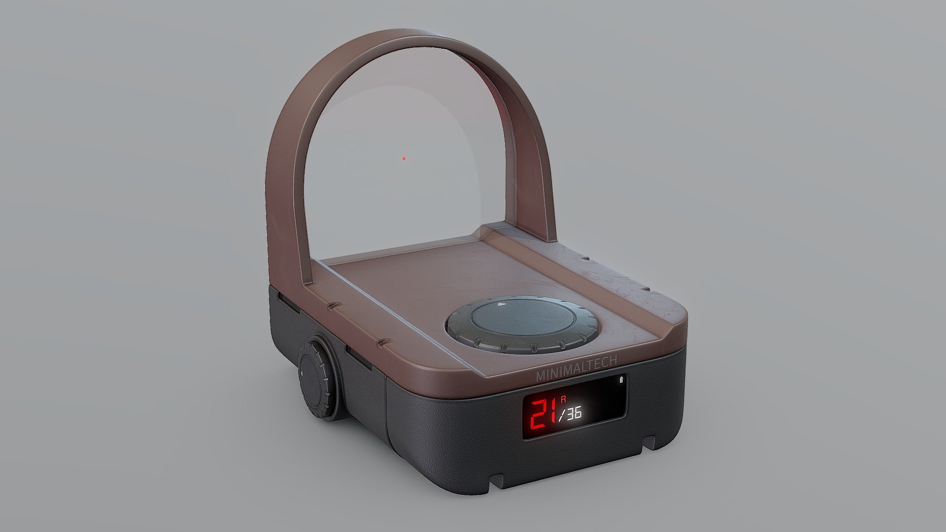 Minimalistic Red Dot Sight - Download Free 3D model by LordCinn ...
