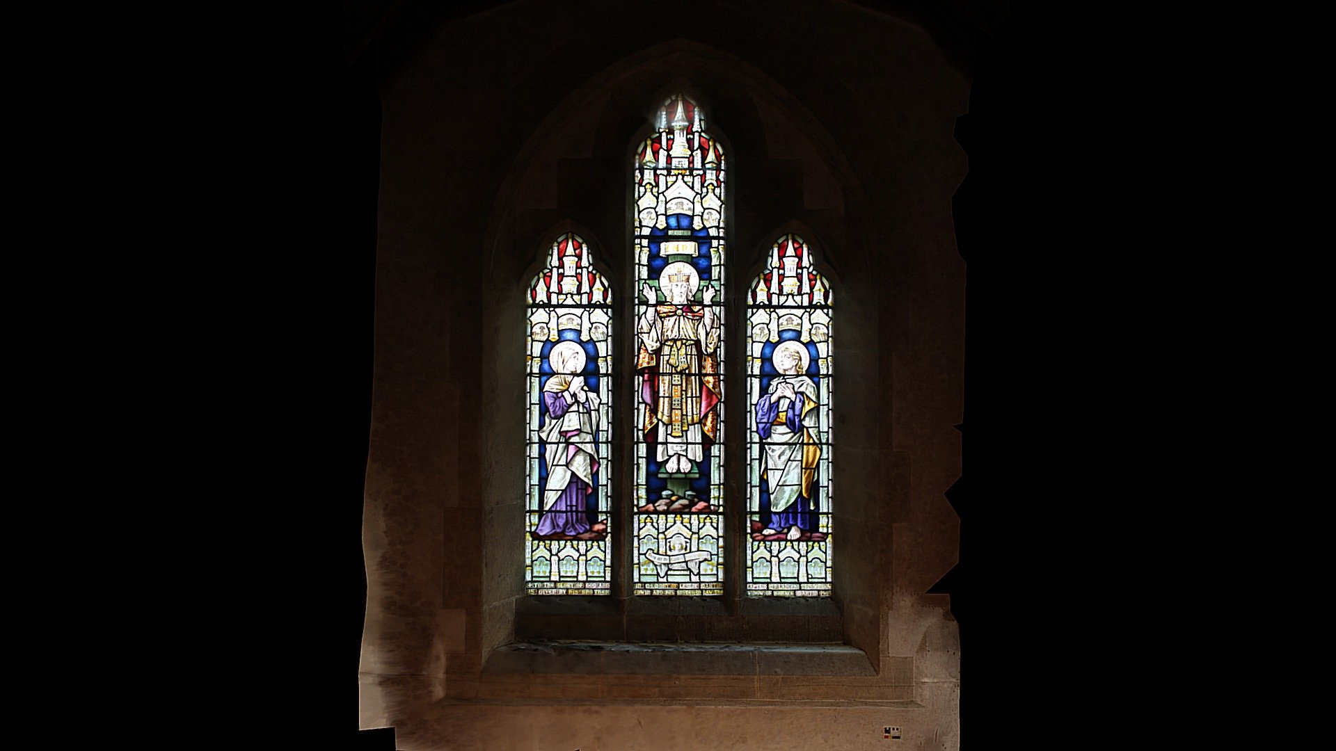Memorial window to Leslie Martin, 1905 - 3D model by Kent ...