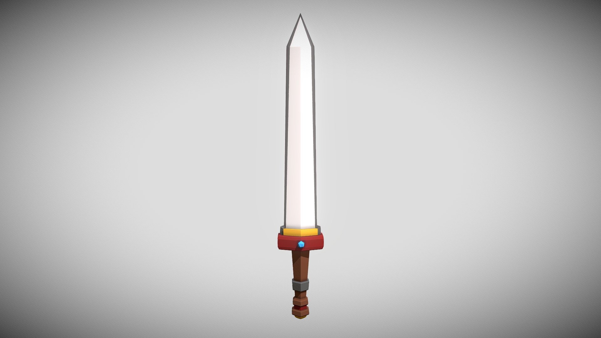 Low Poly Sword - Download Free 3D model by Mestre.Teco (@tecopena ...