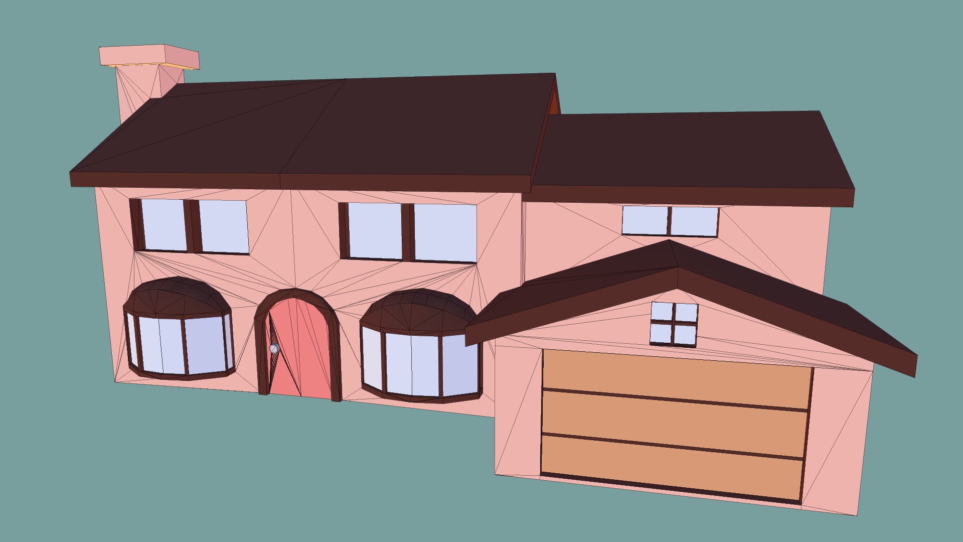 Simpson House - 3D model by Uri Herrera (@Uri.Herrera) [f13c3f8 ...