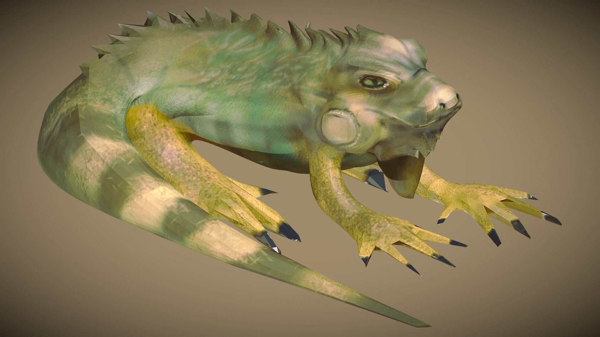 Iguana - 3D model by Quasi_1016 [f13e6d0] - Sketchfab