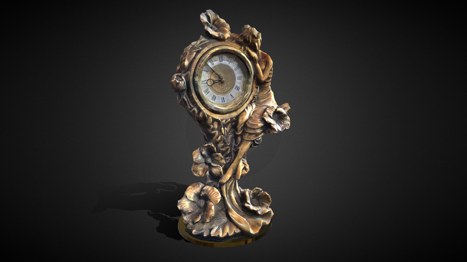 vintage clock v.2 - Buy Royalty Free 3D model by KimtueKP [f140159 ...