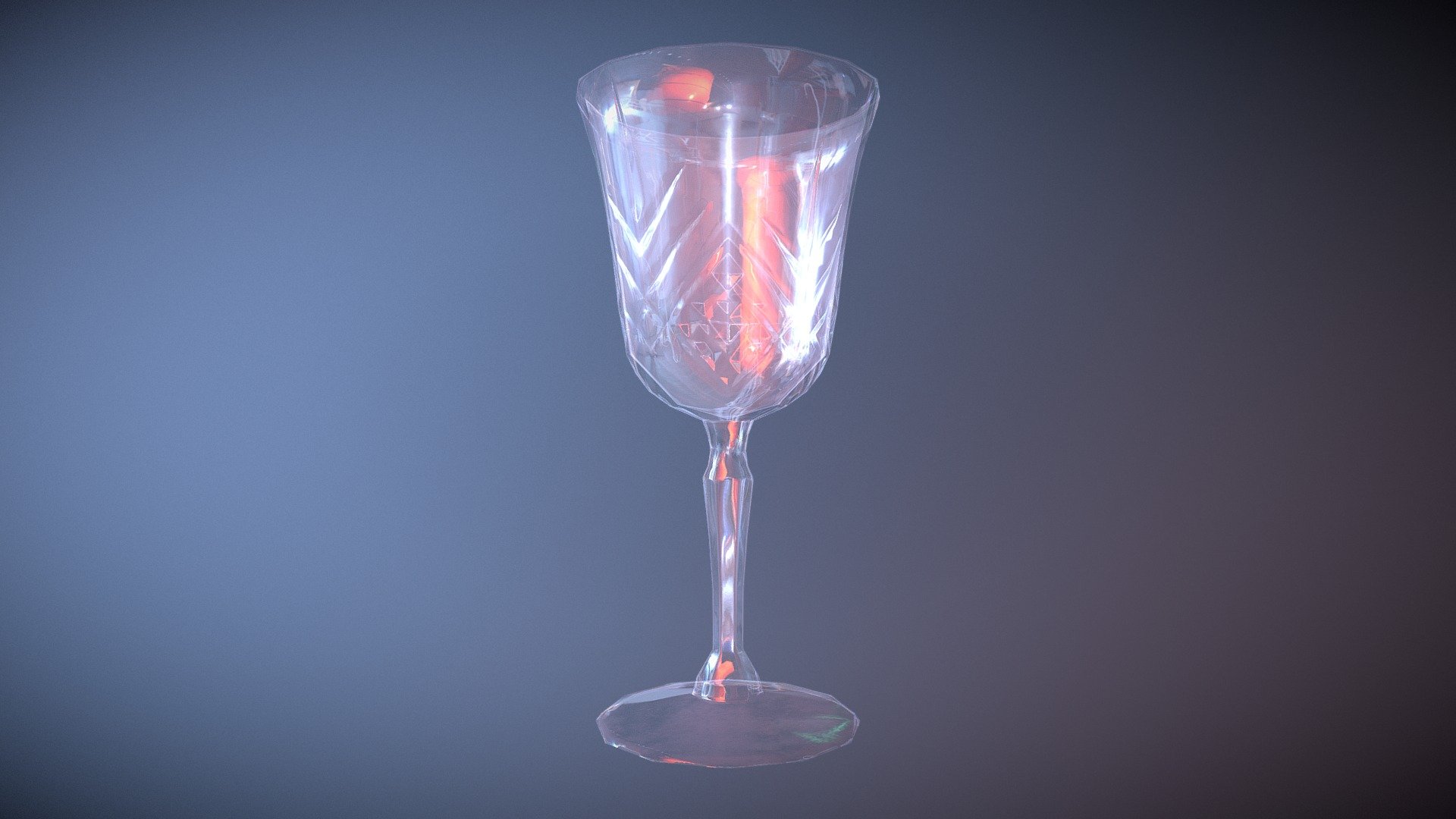 Crystal Goblet - 3D model by Mari Inaba (@mariinaba) [f142b19] - Sketchfab