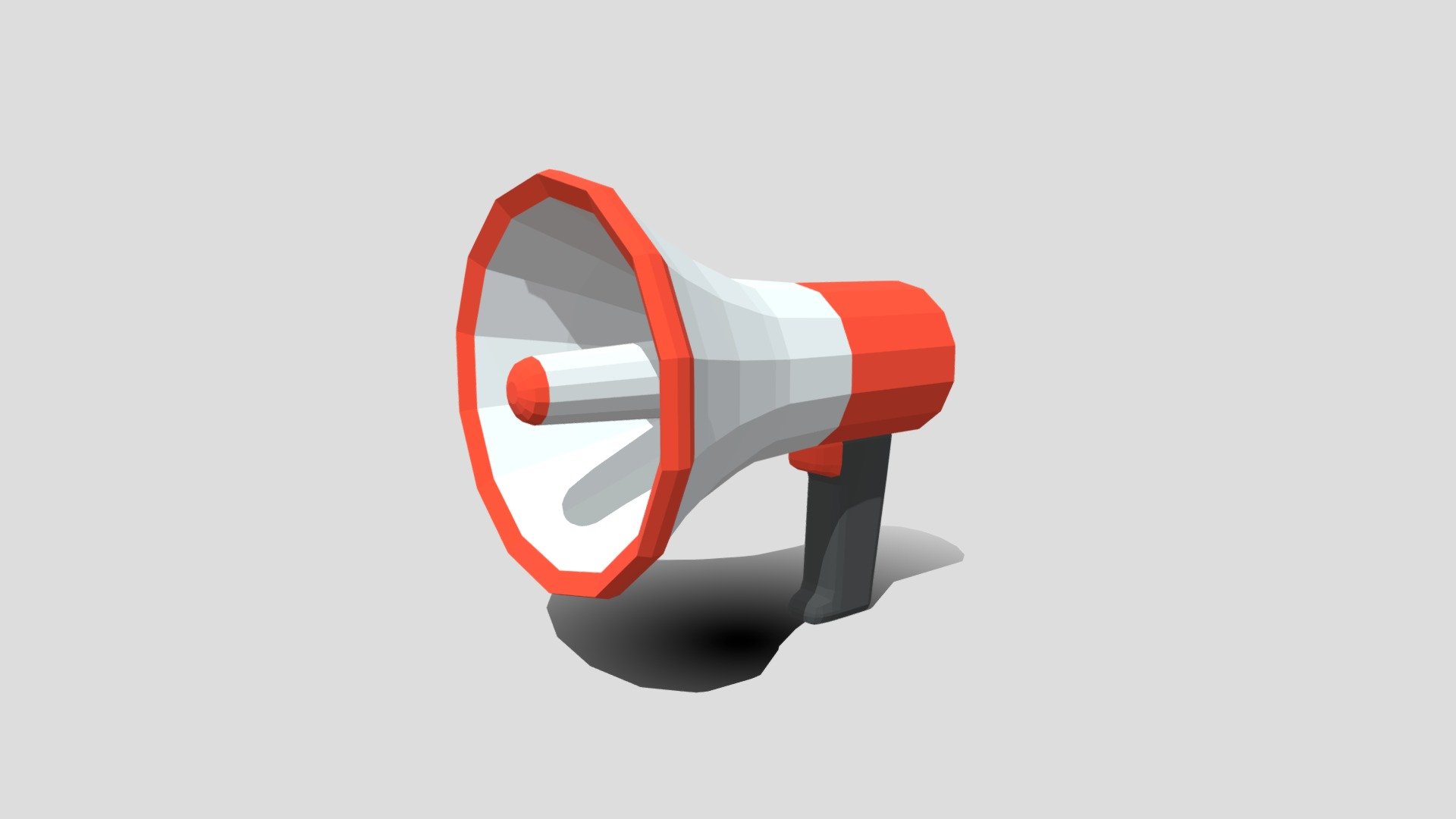 Low Poly Cartoon Hand Megaphone - Buy Royalty Free 3D model by chroma3d ...