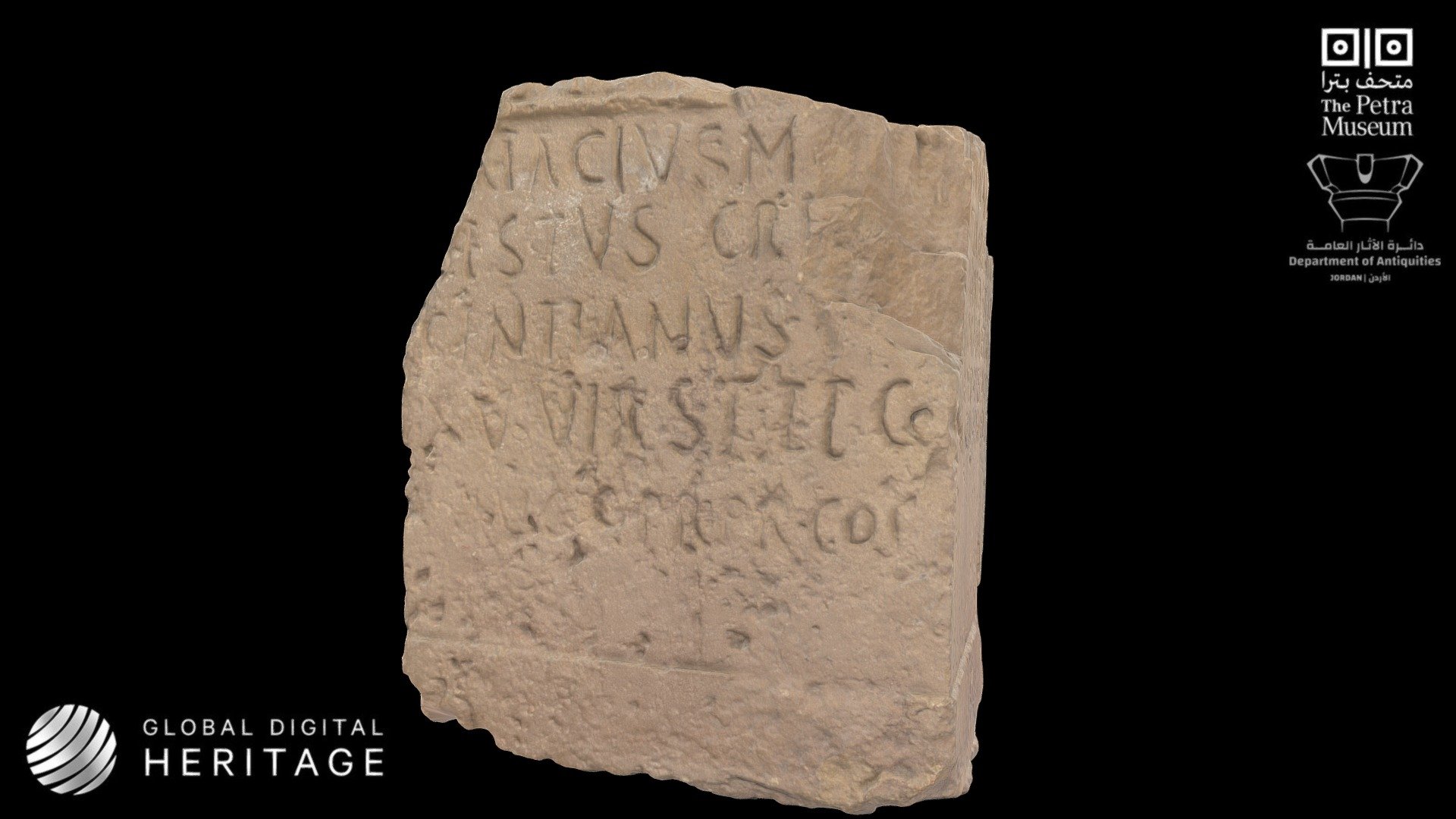 Altar with Latin Inscription - Download Free 3D model by Global Digital ...