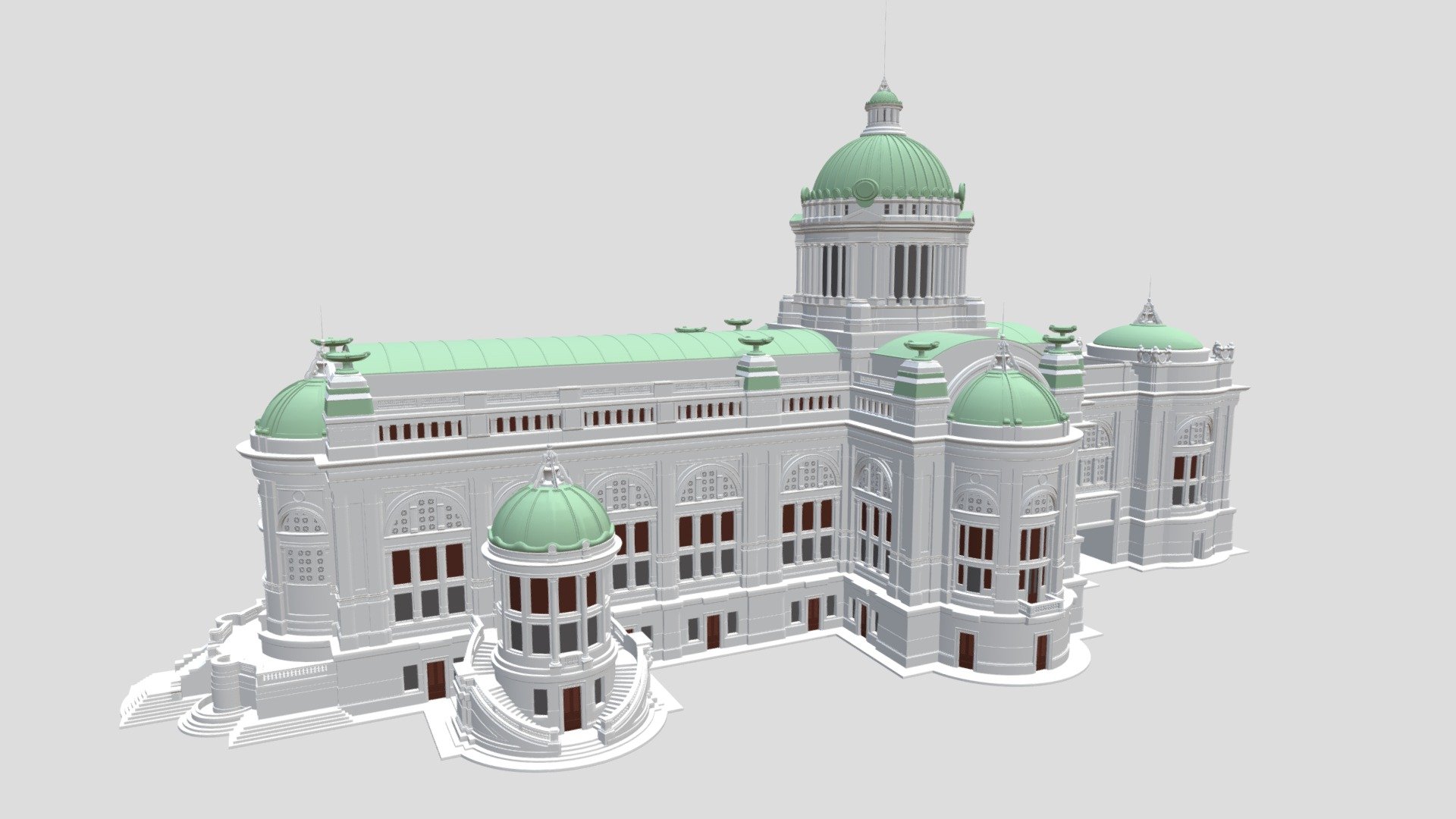 Ananta Samakhom Throne Hall - 3D model by FLYiND (@flyind13) [f144752 ...