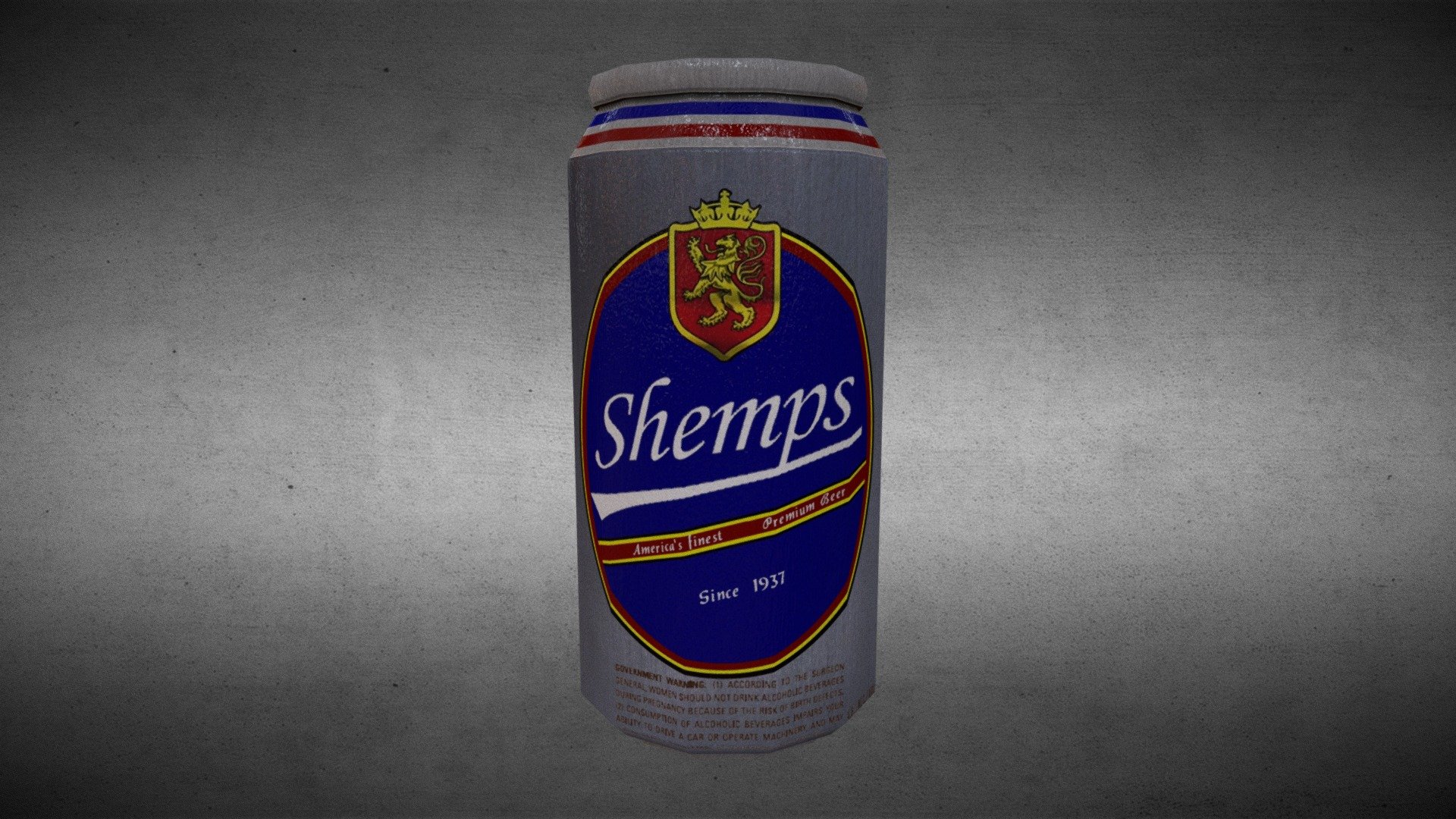 Ash Vs Evil Dead Beer can "Shemps" - 3D model by sevenlife [f1449e8 ...