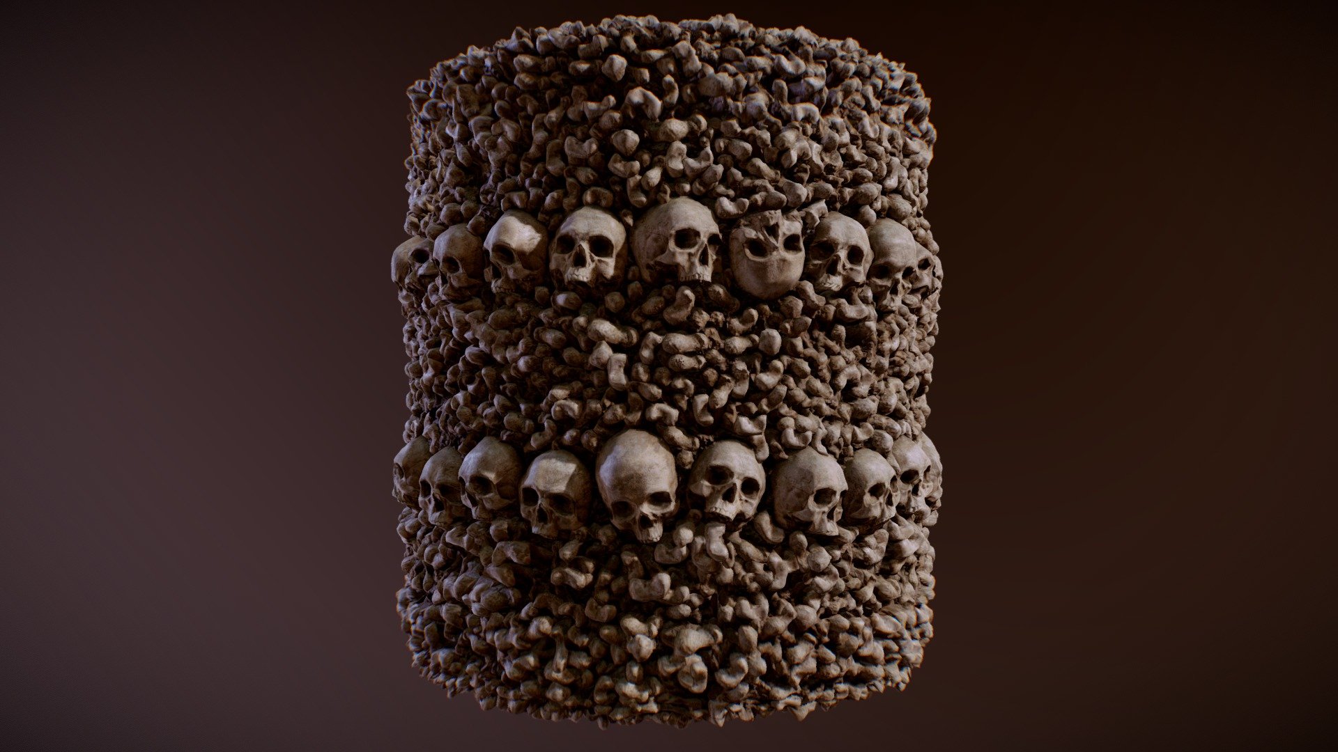 Catacombs Bones - 3D model by tobyfredson [f146740] - Sketchfab