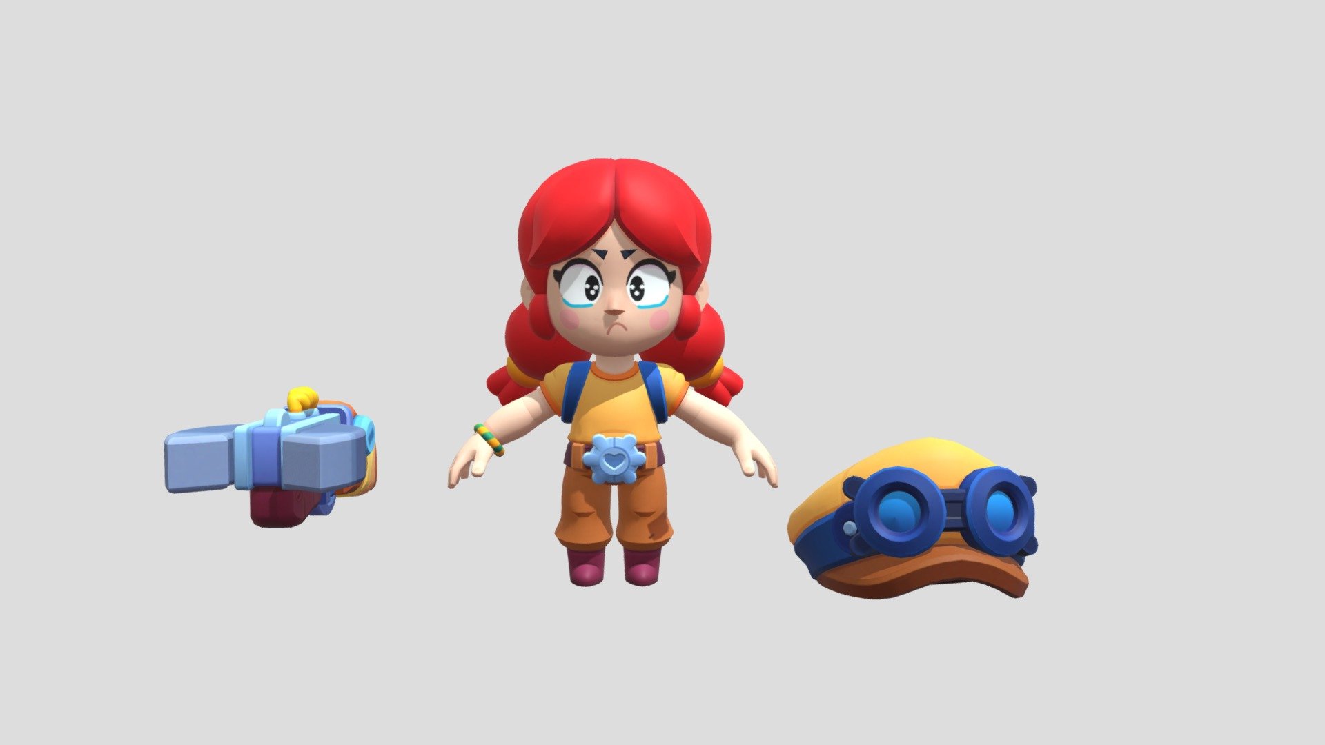 JESSIE LOOSE POSE - Download Free 3D model by Brawl2024. (@Brawl2023 ...
