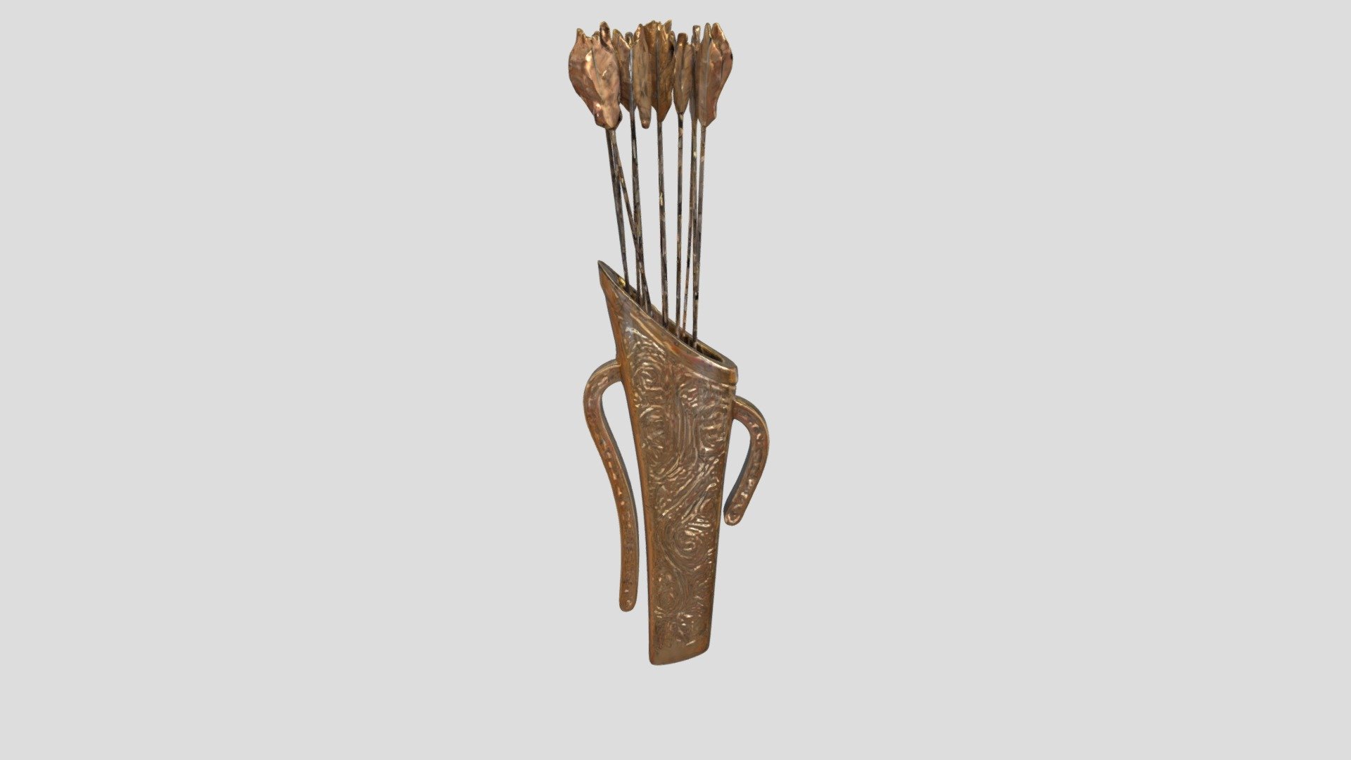 Golden Quiver - 3D model by samarthyalgaar46 [f14a35e] - Sketchfab