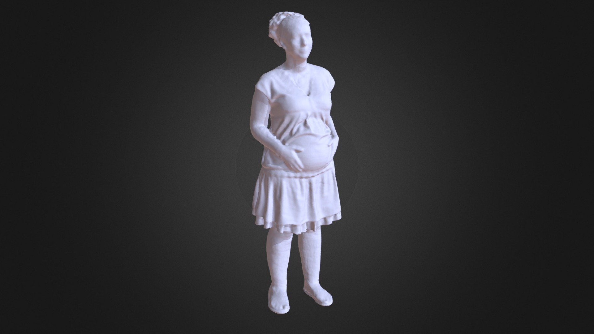 Ines Montero (monocromatico) - 3D model by milab3d [f14a840] - Sketchfab