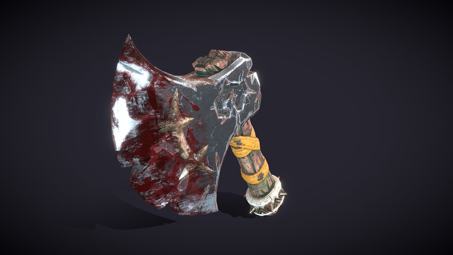 Assessment 2 - Axe - 3D model by aline_gonzaga [f14ab2a] - Sketchfab