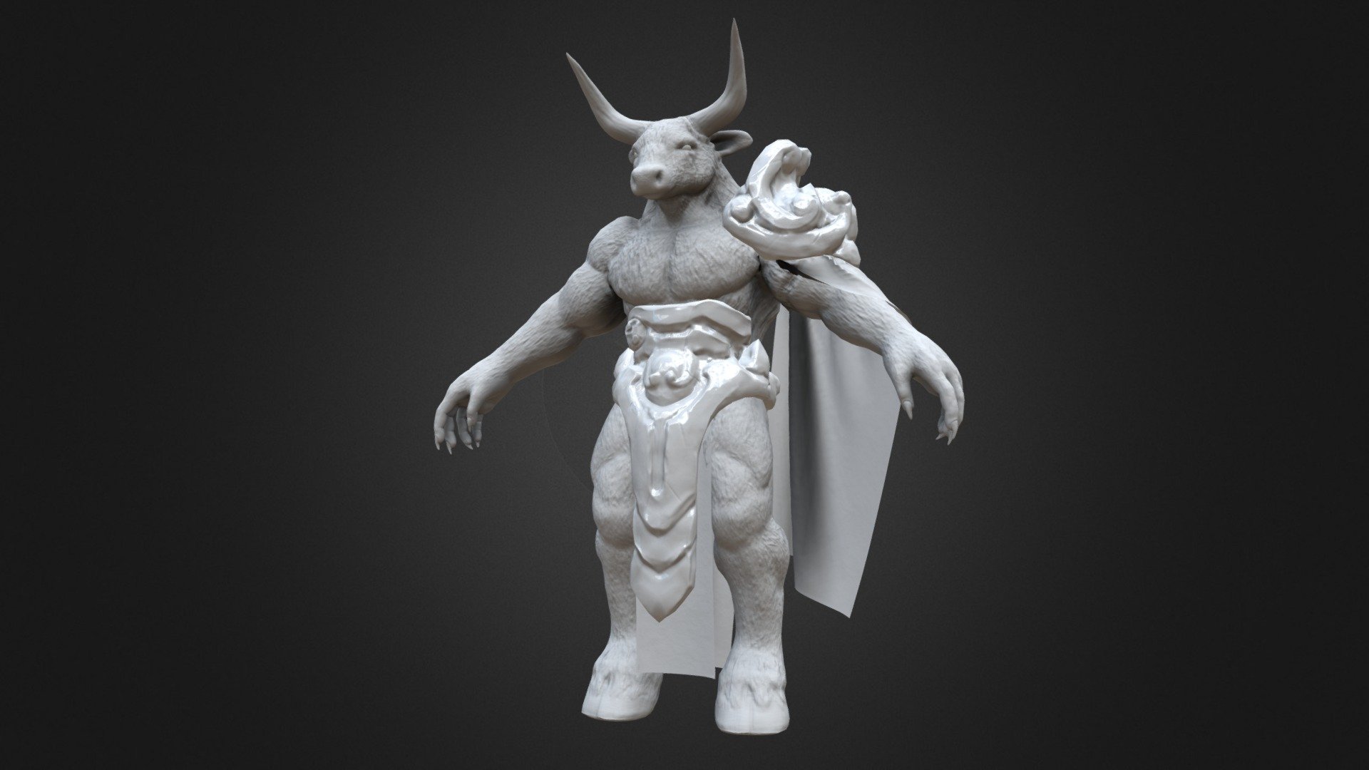 Minotaur - 3D model by acmclemore [f14c3c6] - Sketchfab