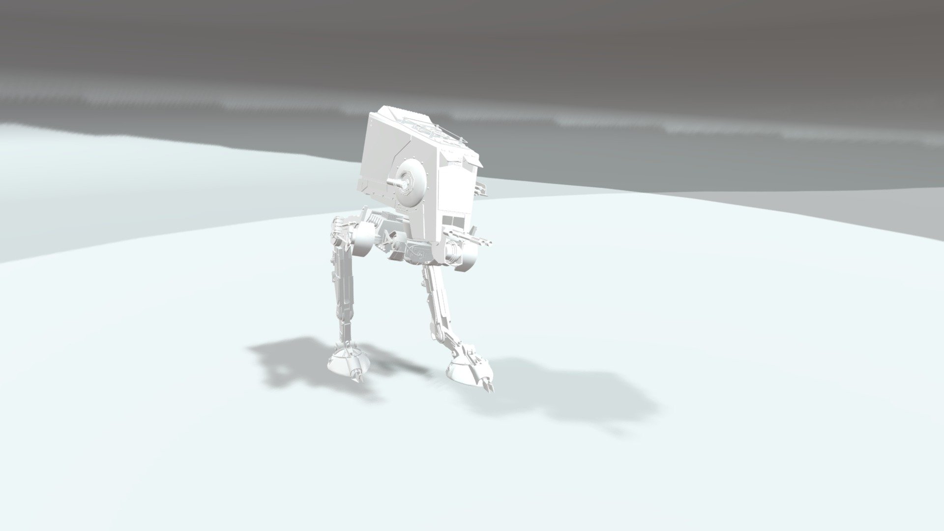 Walking animation for the At-ST - 3D model by hunterdeming65 [f14cbd1 ...