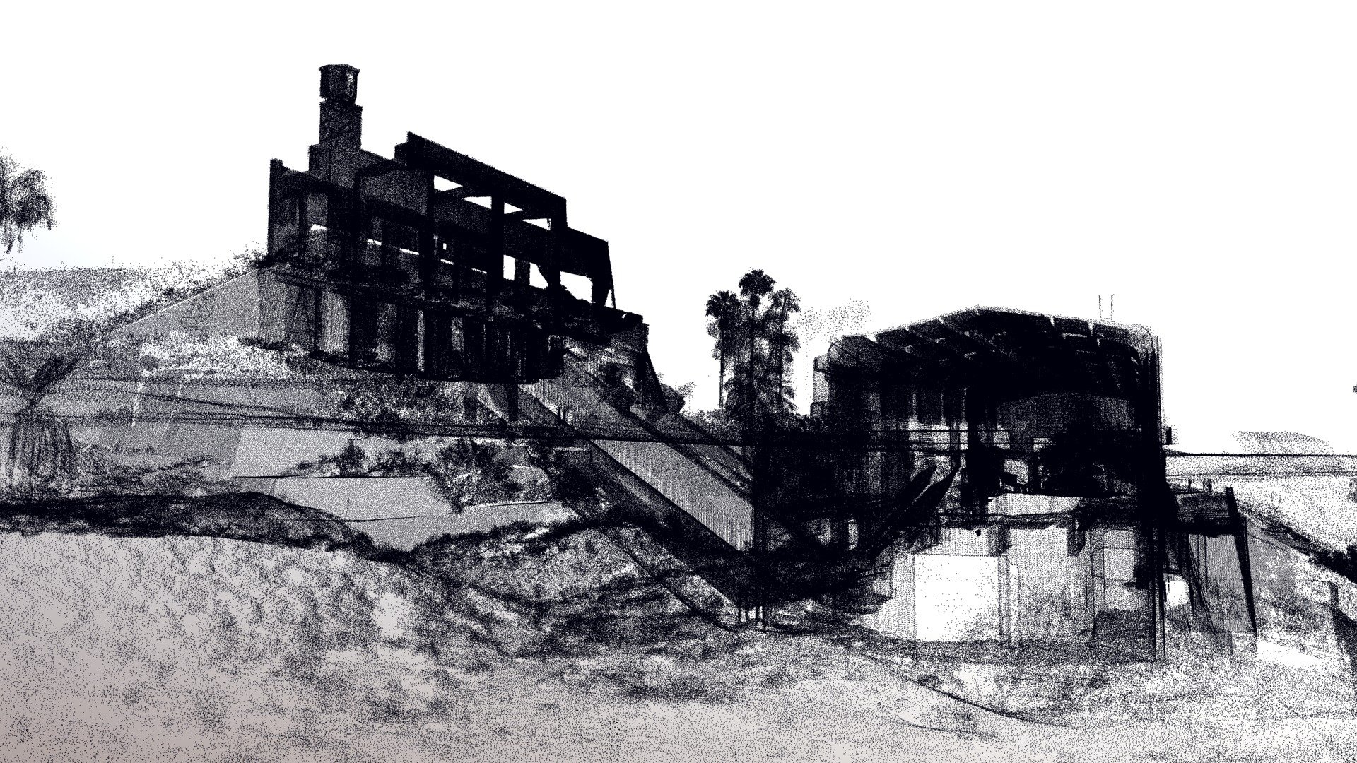 Dam，Architecture，Point Cloud，3D Scan - Buy Royalty Free 3D model by ...