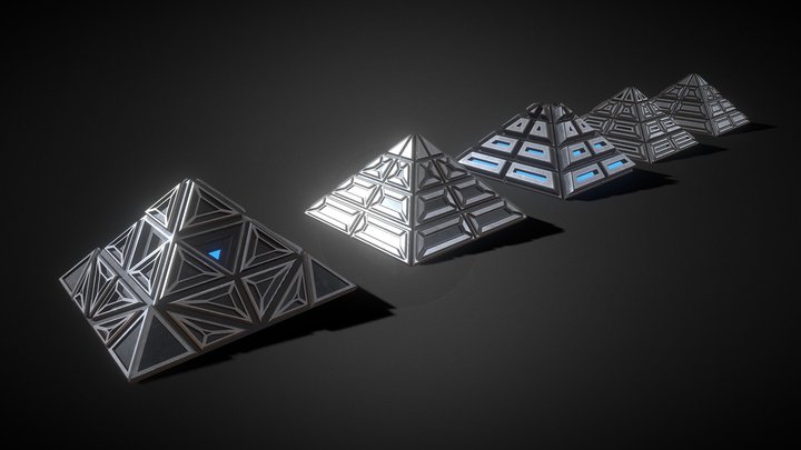 Metal-pyramid 3D models - Sketchfab