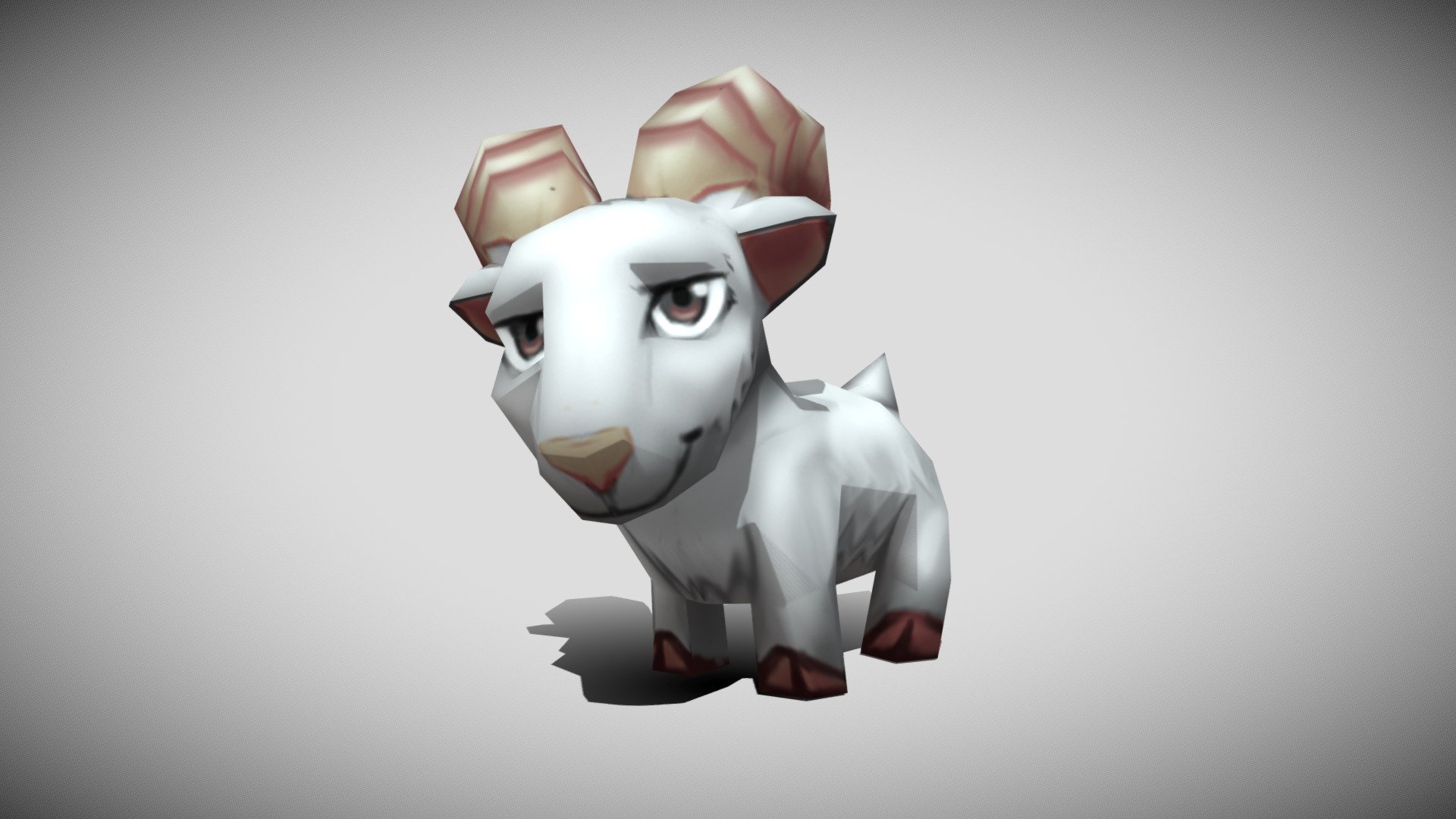 3DRT - Chibii animals - Goats - 3D model by 3DRT.com [f15226c] - Sketchfab