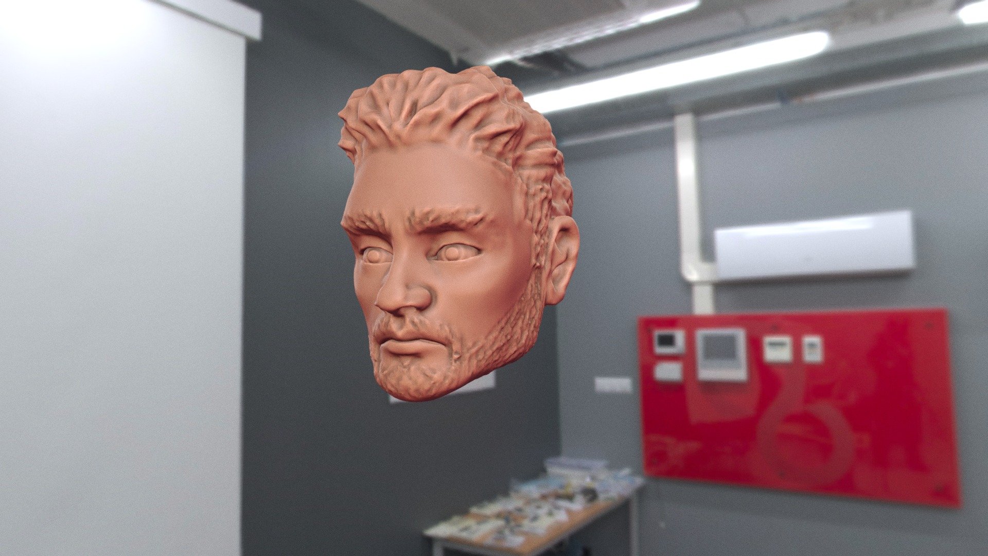 Day 1 - head sketch - 3D model by adrianlp [f153d0f] - Sketchfab