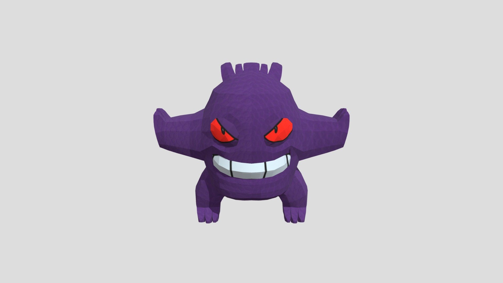 Gengar - 3D model by eiji-2206 [f154ff8] - Sketchfab