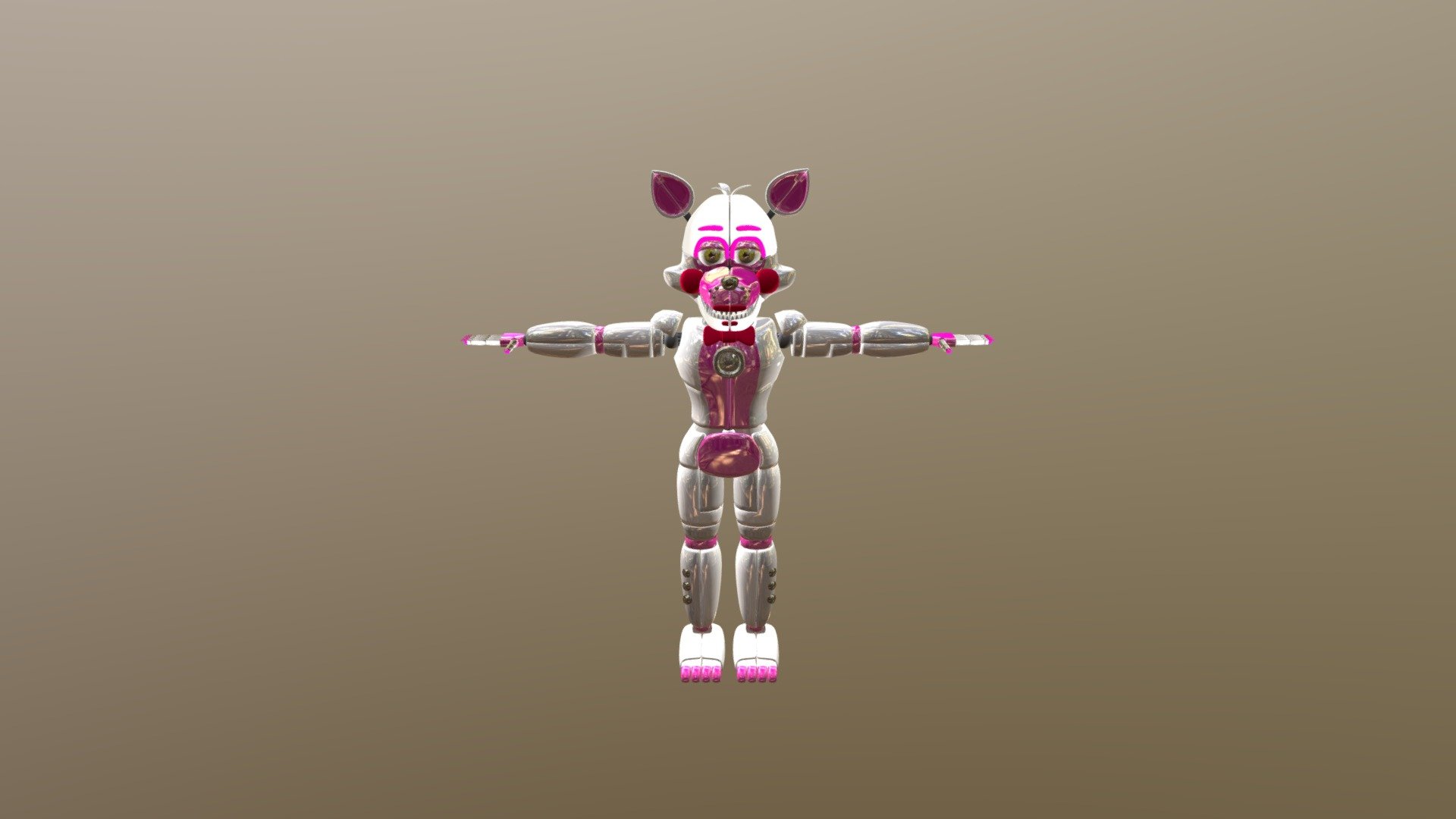 Fnaf-sister-location-funtime-foxy-v2 - 3D model by FreddyGamer343 ...