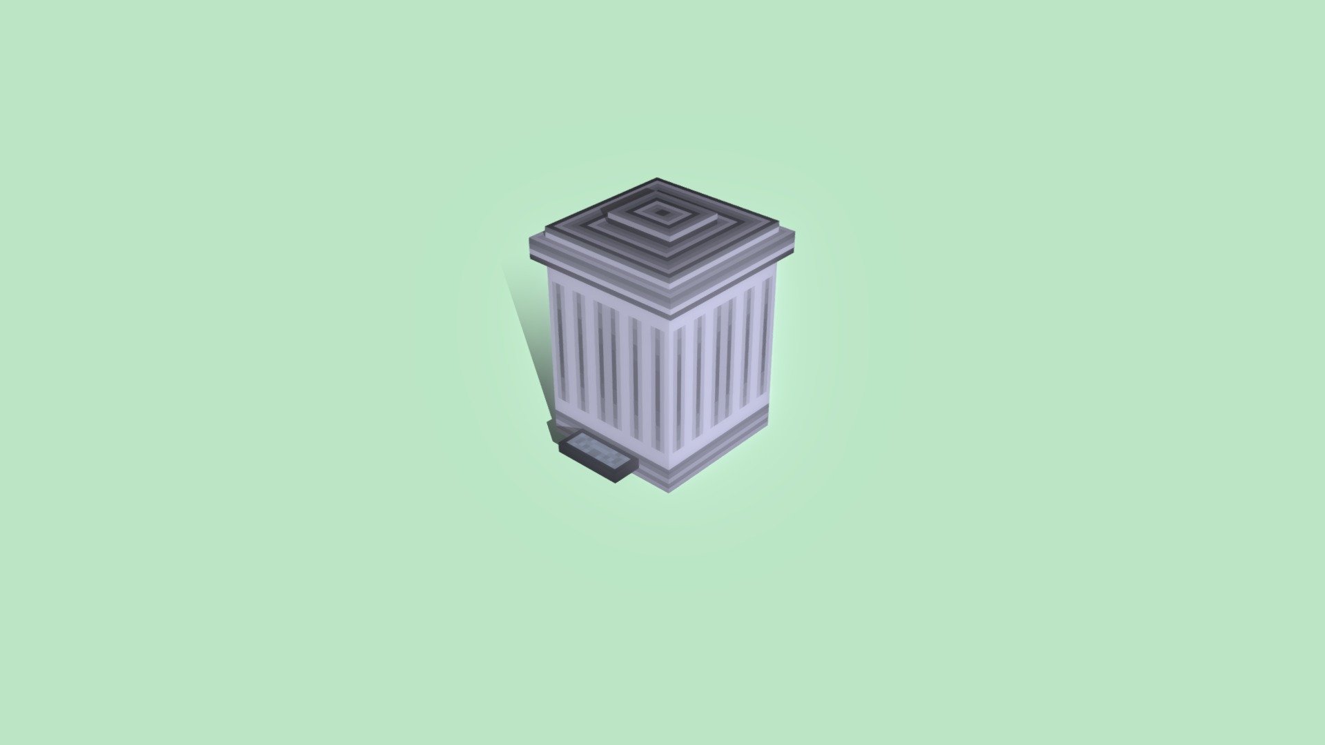 Garbage Can - 3D model by AJLazza [f15516d] - Sketchfab