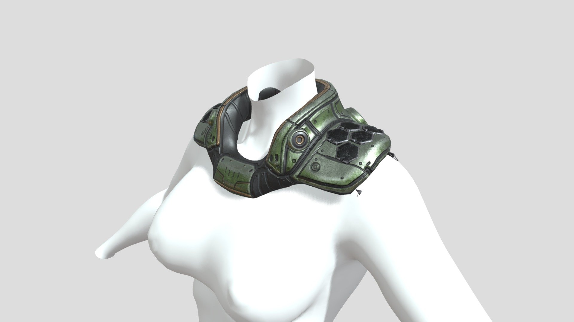 Avatall Eve Armor Neck Rion - Buy Royalty Free 3D model by pocolov ...