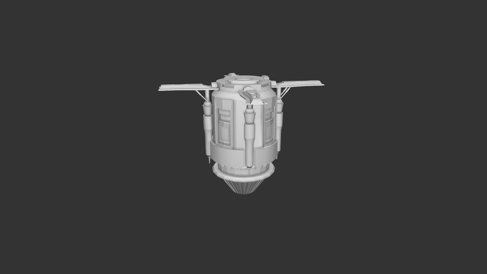 Escape Pod Low Poly - 3D model by Davide.Lattanzio [f155b5a] - Sketchfab
