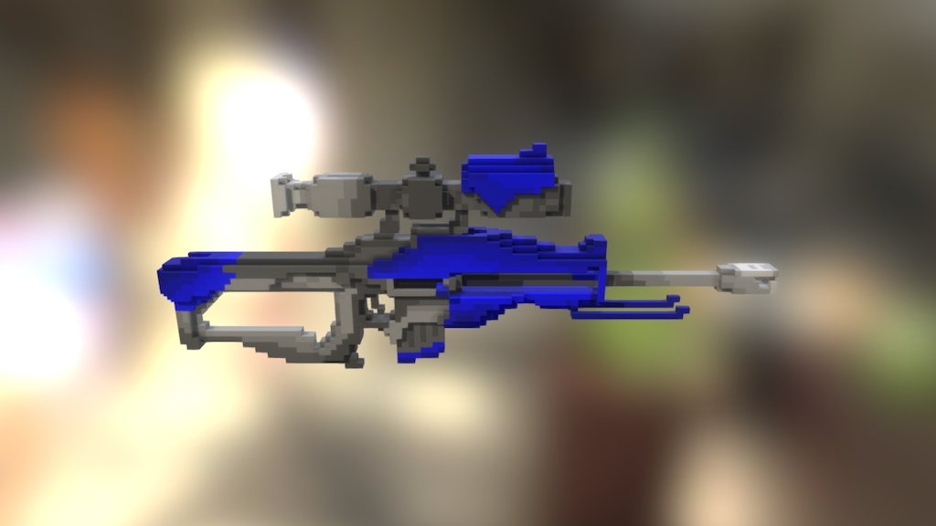 Noob Sniper Pixel - Download Free 3D model by Noob Model :D (@koontanch ...