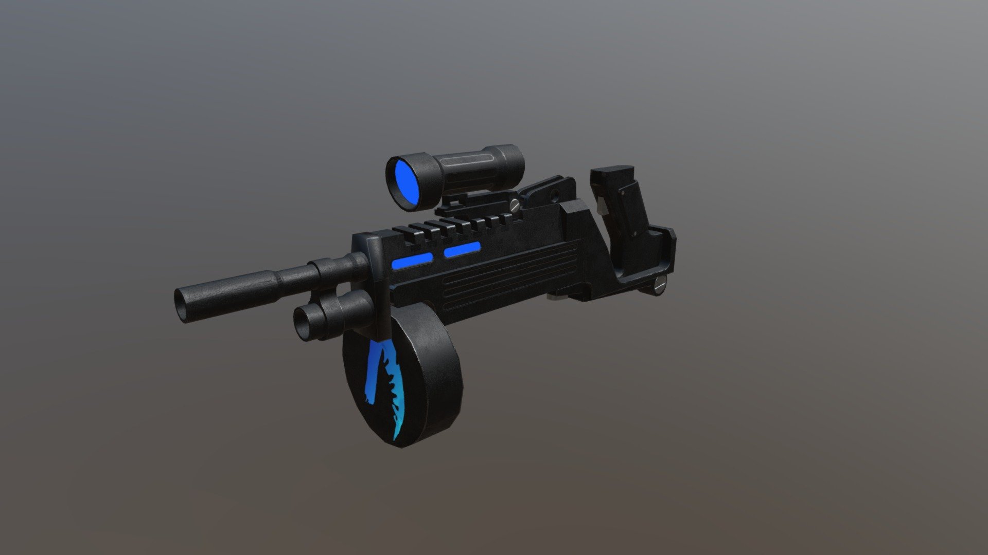 Alien Swarm - 22A7-Z Prototype Assault Rifle - 3D model by somiro ...