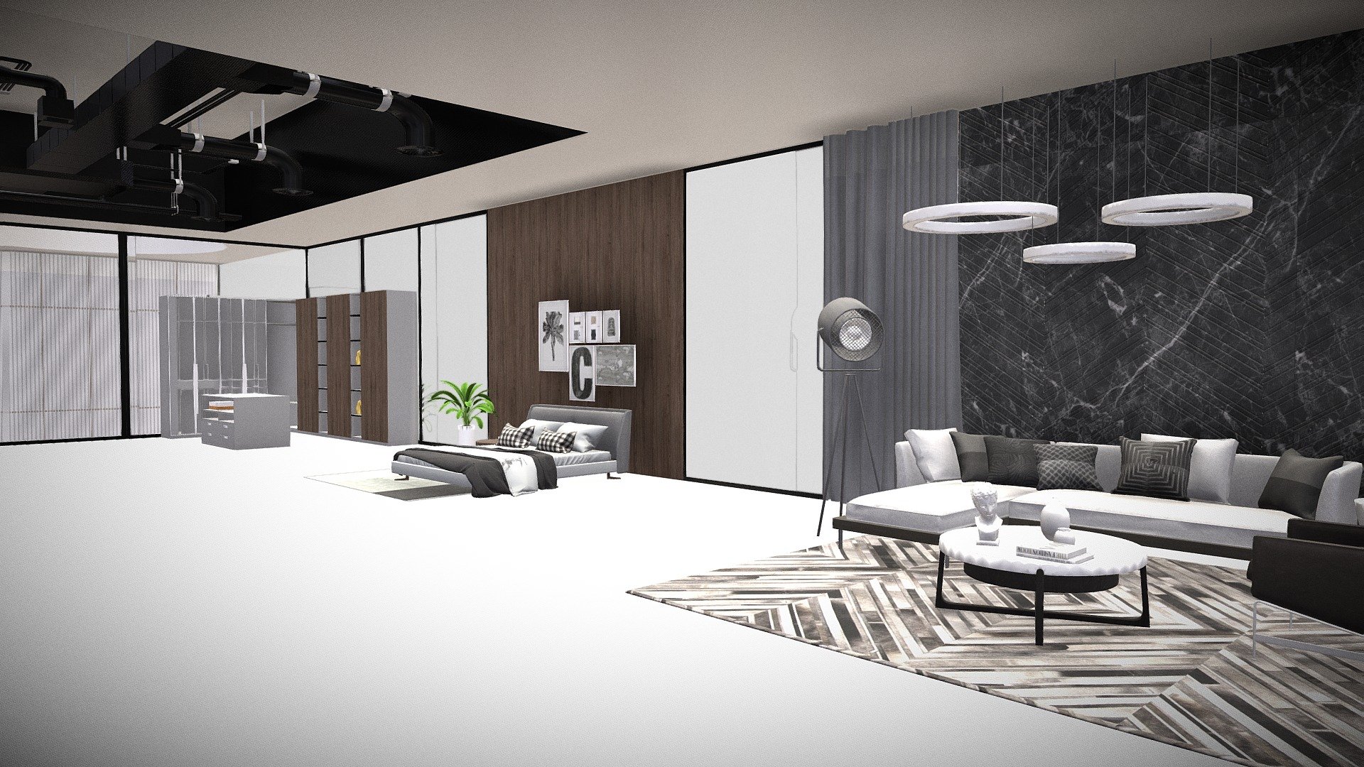 VR room interior design - 3D model by samuel.silochi [f1578d9] - Sketchfab