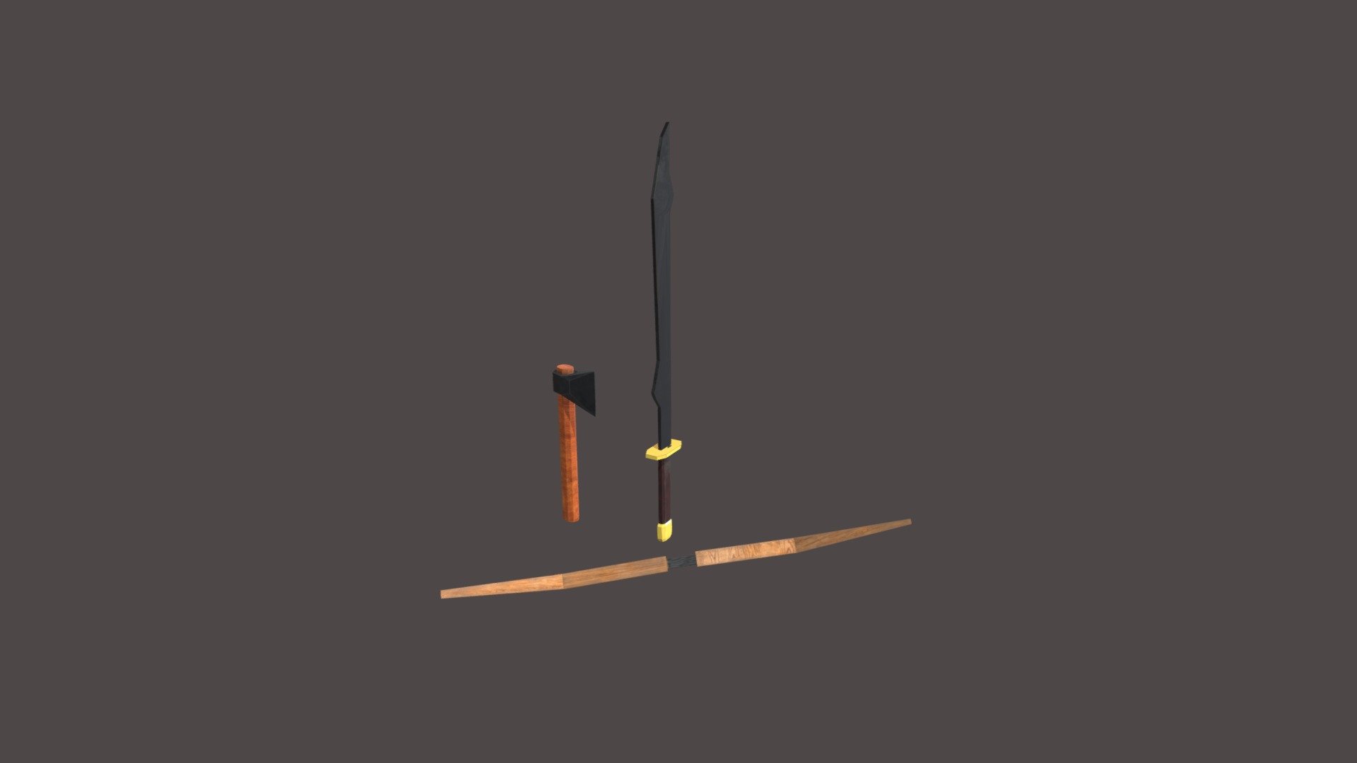 Basic_Weapons - Download Free 3D model by Nrabb17 [f159aad] - Sketchfab