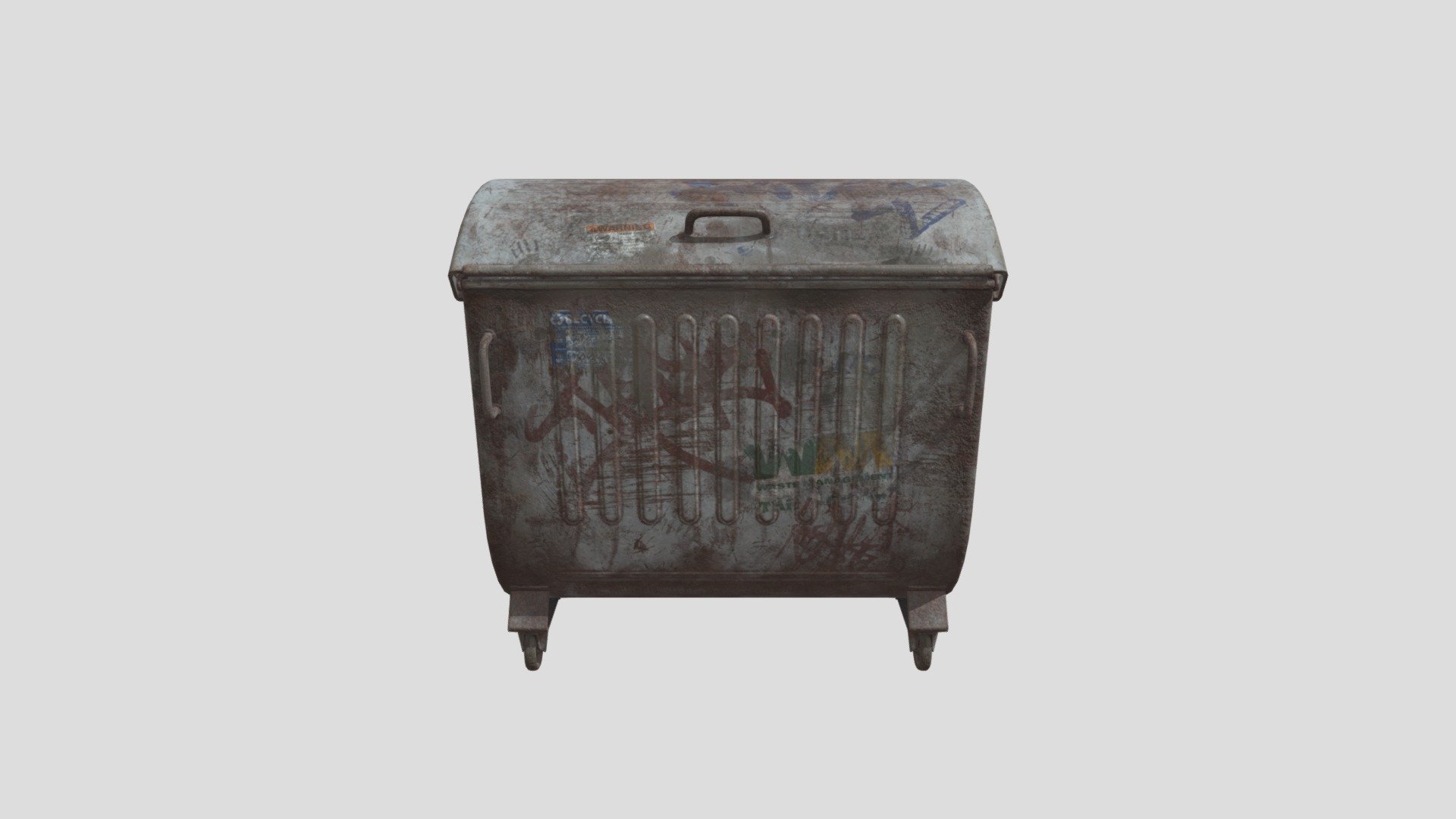 Garbage container - 3D model by beestback [f15c0e5] - Sketchfab