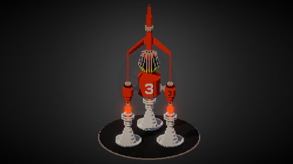 Thunderbird 3 - 3D model by orkastrated [f15c870] - Sketchfab