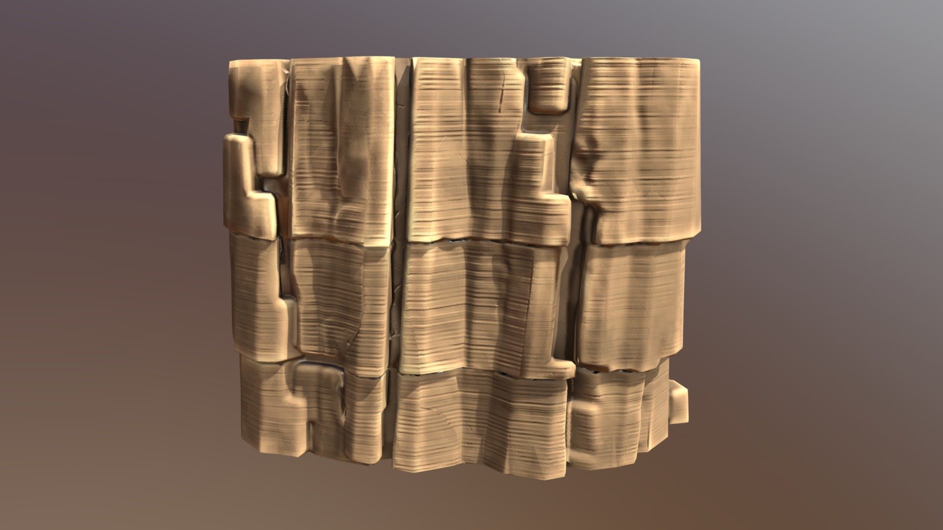 Procedural Stylized Cliff face - Download Free 3D model by batkinluke ...