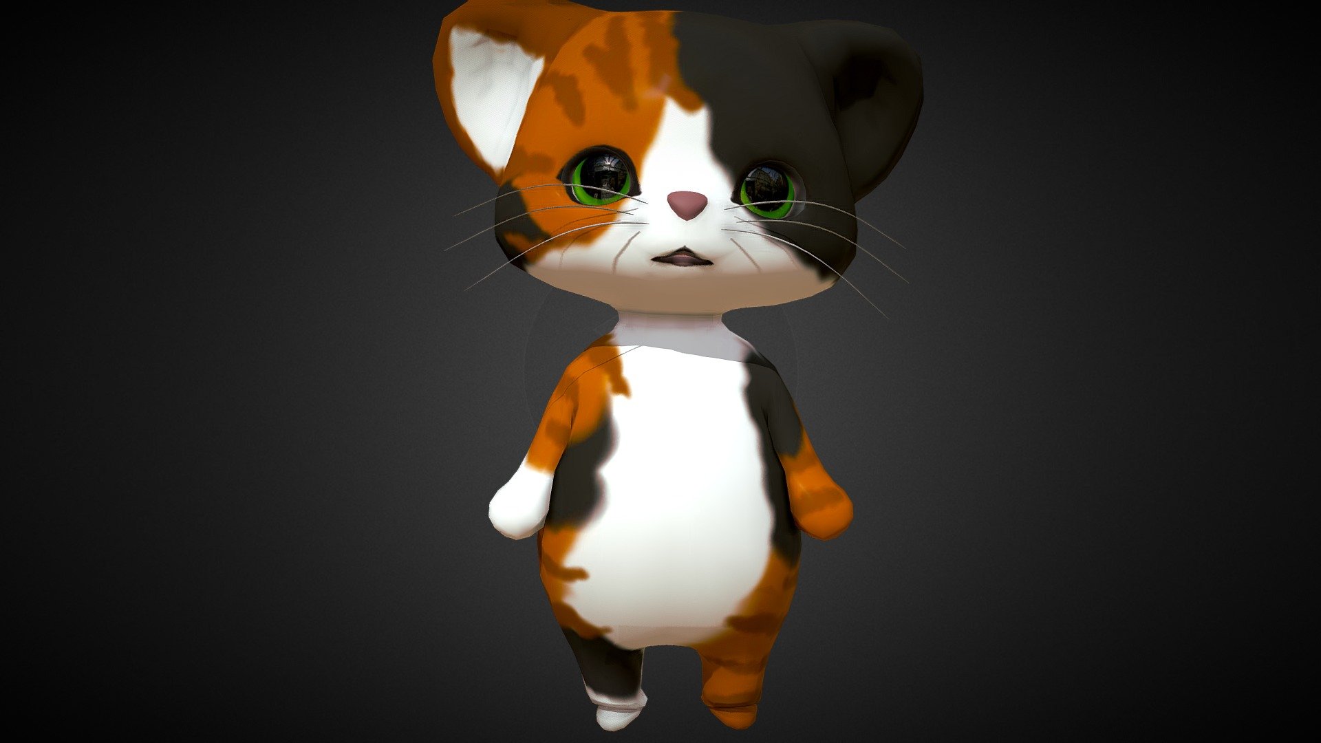CAT CARTOON CHARACTER ANIMATED - 3D model by Rdam 3D Pictures (@rdam ...