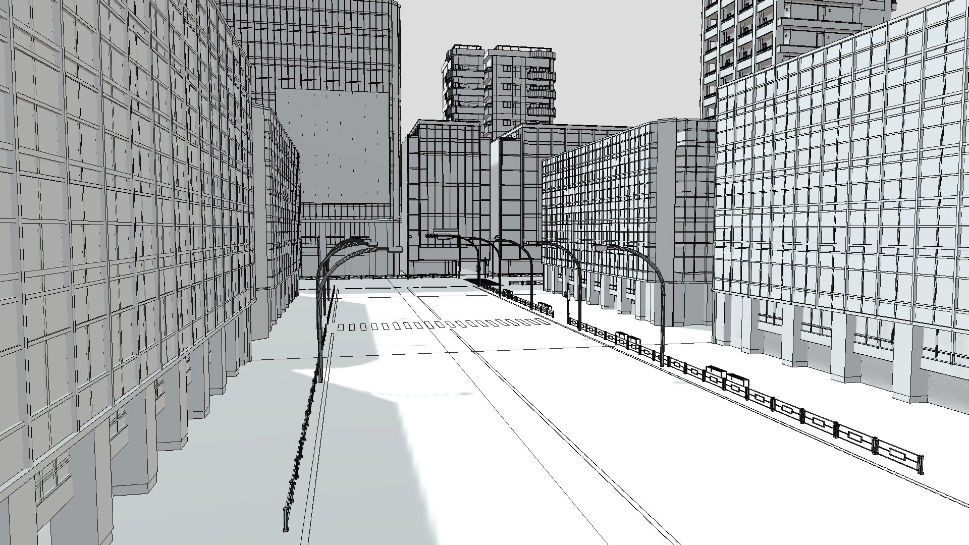 Street A3 - Download Free 3D model by mawariman [f1625b0] - Sketchfab