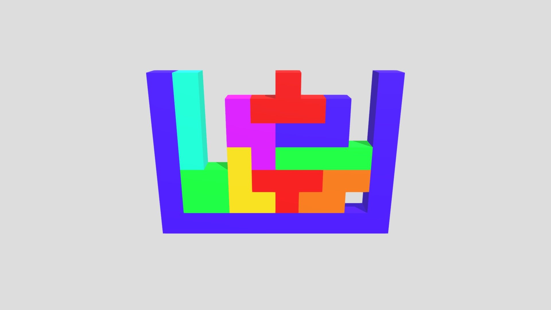 Tetris - Download Free 3D model by zzschokke [f164cb0] - Sketchfab